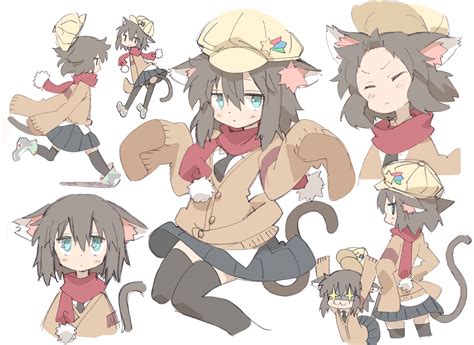 The Big Imageboard Tbib 1girl 3 Absurdres Animal Ears Aqua Eyes