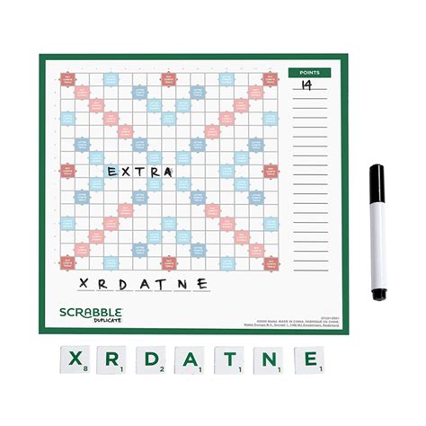 Scrabble Duplicate Jeu de Société Mattel Supercou