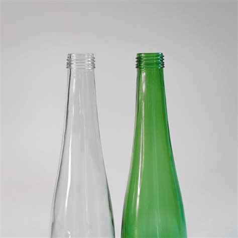 Supply Factory Wholesale 350ml Clear Drink Glass Bottle Green Soda