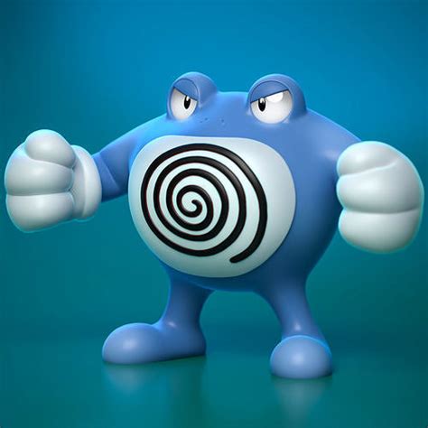 POLIWRATH POKEMON 3D Model 3D Printable CGTrader