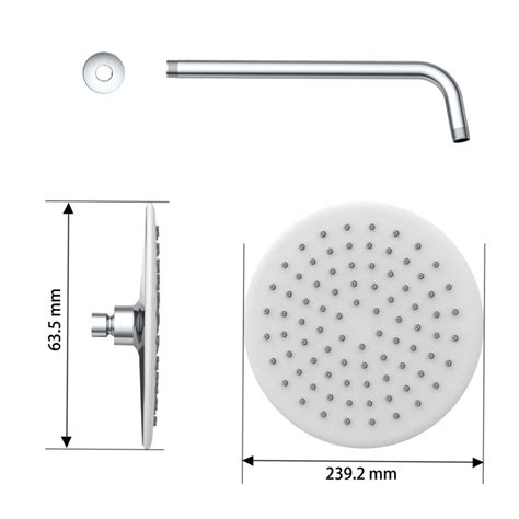 Supply Modern White Shower Combination Sets Shower Head Combo Wholesale