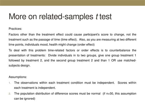 PPT The T Test For Two Related Samples PowerPoint Presentation Free Download ID 1934595