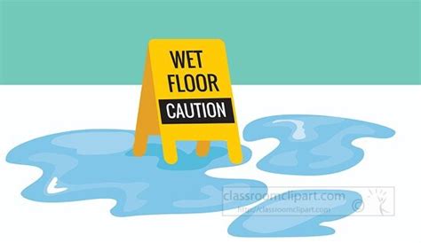 Safety Clipart Caution Safety Sign Wet Floor Clipart