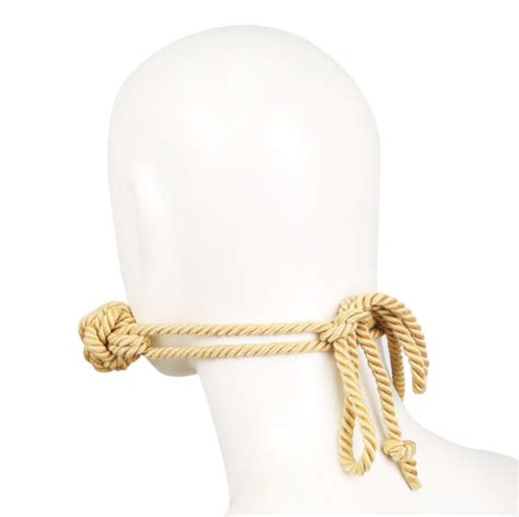 Shibari Hemp Rope Mouth Gag Oral Stuffer Restraints Kinky Etsy