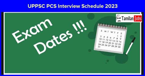 Uppsc Pcs Interview Schedule 2023 Released Check Up Pcs Interview Date