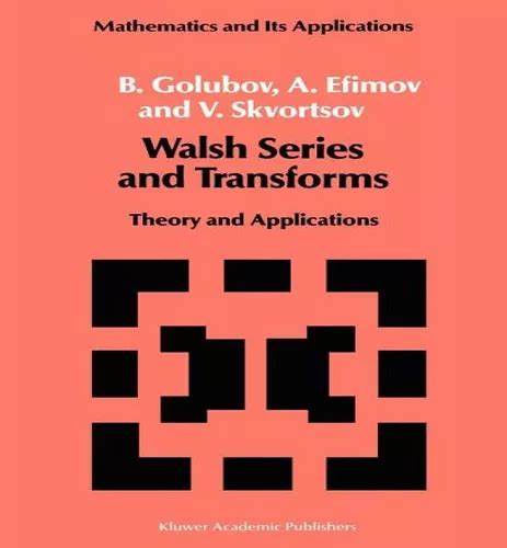 Libro Walsh Series And Transforms B Golubov Envío Gratis