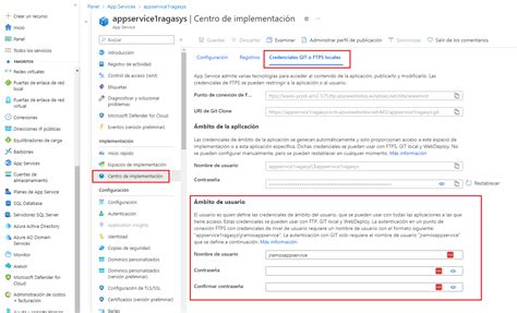 Azure App Services Implementación Por Local Git Ragasys Sistemas