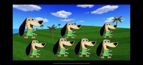 The Jellystone Version Of Auggie Doggie Clones All Over Wuhu Island