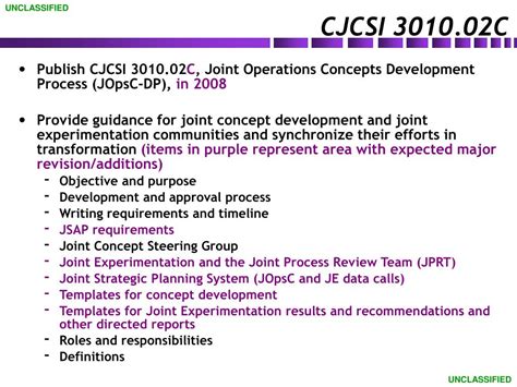 Ppt Cjcsi 3010 02b “joint Operations Concepts Development Process