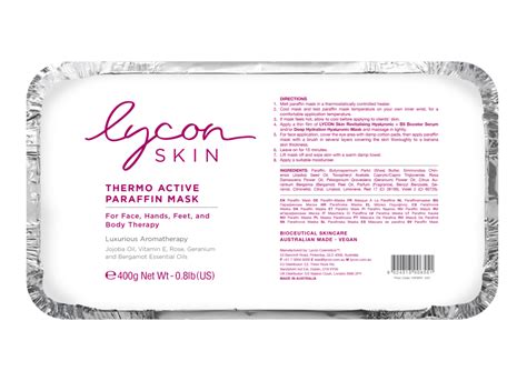 Lycon Skin Thermo Active Paraffin Mask House Of Camille