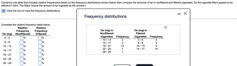 Solved Construct One Table That Includes Relative