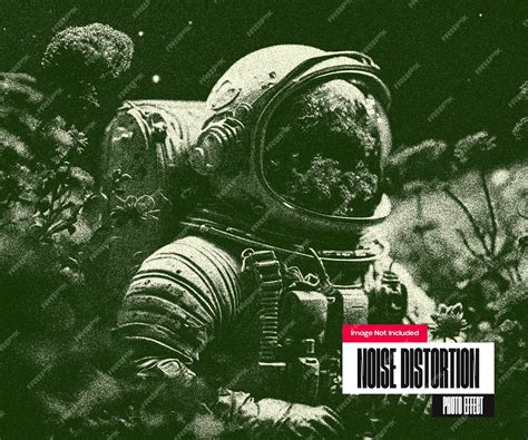 Premium Psd Noise Distortion Photo Effect