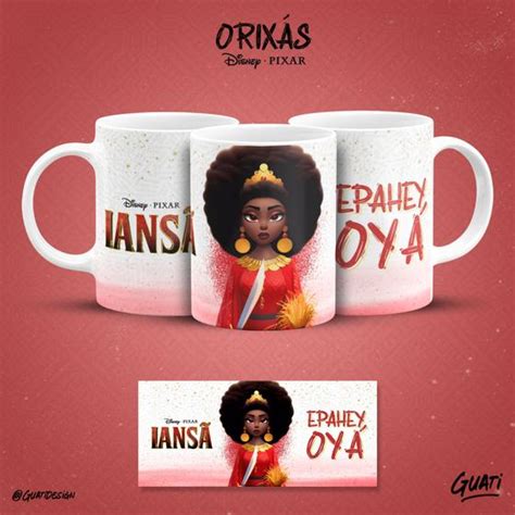 Caneca Personalizada Orixás Disney Pixar Variações Lilah Presentes