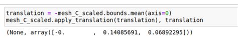 Apply Translation Gives Nonetype Issue Mikedh Trimesh Github
