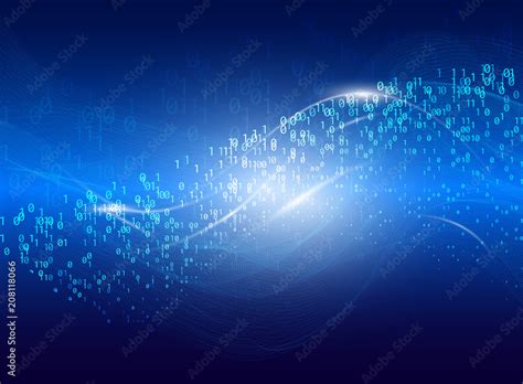 Abstract Transforming Virtual Space Futuristic Vector Illustration Of