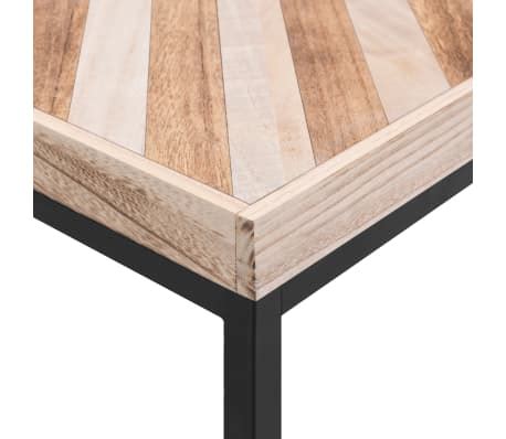 VidaXL Table Basse 110 X 60 X 37 Cm Bois Massif VidaXL Fr