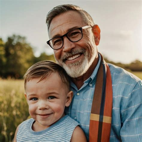 Premium Photo Dad In Superhero Costume Holds Son On His Shoulders