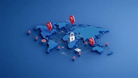 radiant global network uniting the world with technology stock image
