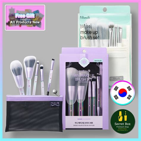 Fillimilli Mini Make Up Brush Set Shopee Singapore