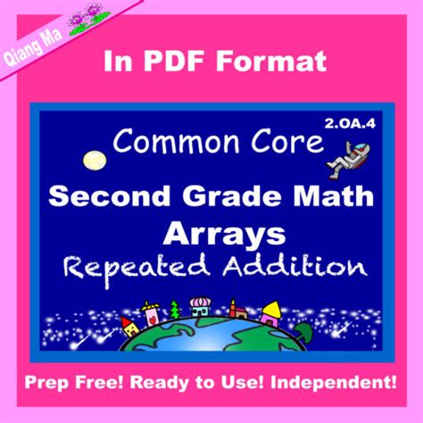 2nd Grade Math Arrays Repeated Additions 2oa4 Classful
