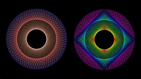 Create A Gradient Spirograph In Photoshop Edit With Kim