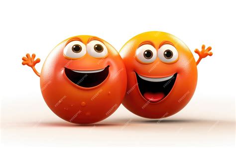 Premium Photo Bouncing Ball Buddies Pair Isolated On White Background