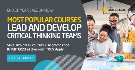 Lead And Develop Critical Thinking Teams Intertek Sai Global