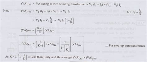 Autotransformer Construction Transformation Ratio Power Transfer