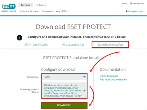 KB Download And Install The ESET Management Agent From The ESET Website