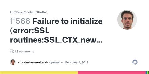 Failure To Initialize Error SSL Routines SSL CTX New Library Has No