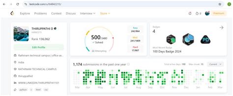 Leetcode Coding Problemsolving Python C Datastructures