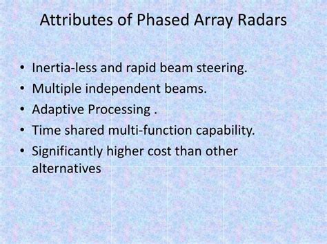 Ppt Future Trends Of Airborne Aesa Radar Systems Powerpoint