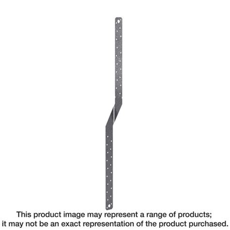 Simpson Strong Tie Mts20 Xcp100 Mts Medium Twist Strap 20 In L Steel Galvanized Fastening