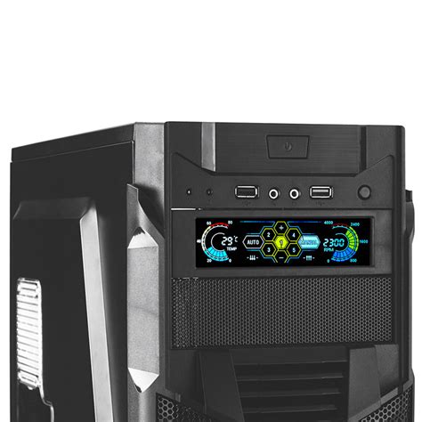 Stw 5 25 Inch Lcd Front Panel Cpu Cooling Fan Speed Controller