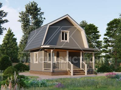 Каркасные дома 6х6 | МаксиДомСтрой