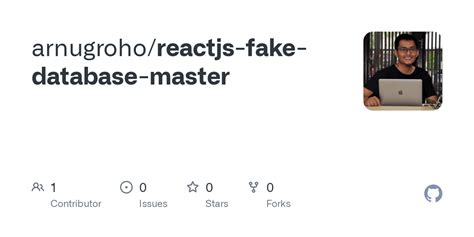 Github Arnugrohoreactjs Fake Database Master