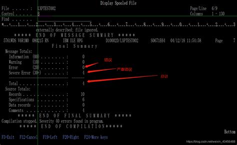 As400 Rpgle编程中常见错误as400的lf的io无法编译出来 Csdn博客