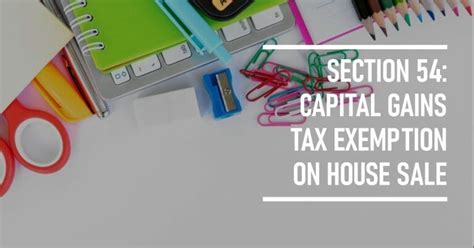 Section 54f Of The Income Tax Act A Guide To Exemptions On Capital Gains