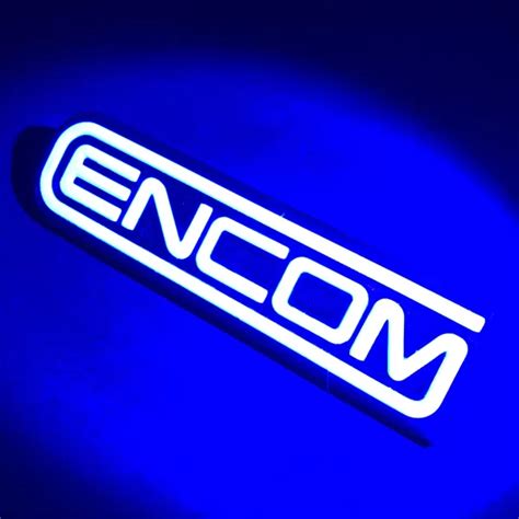 Tron Encom Logo Badge And Presentation Box 3d Printing Model Threeding