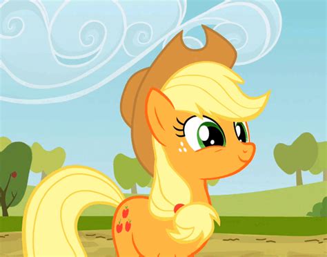 Animated Applejack Cute Derpibooru Import Safe Screencap Solo The Last Roundup