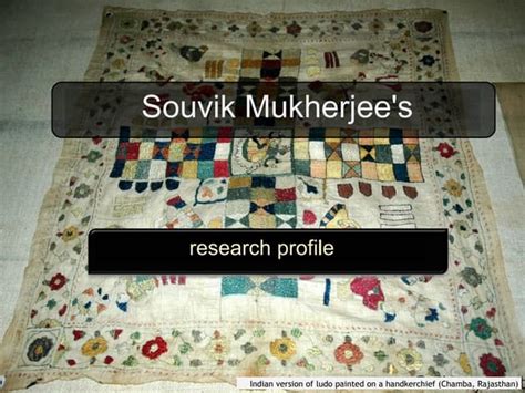 Dr Souvik Mukherjee Ppt