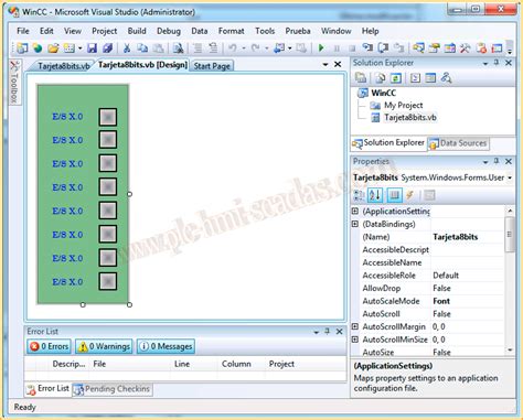 WinCC Crear Controles Net