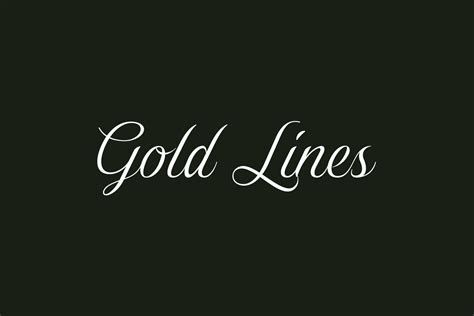 Gold Font
