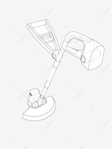 Outline Trimmer Grass Cutter Vector Plant Cutter Nature Vector Plant