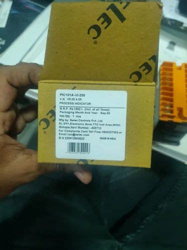 Selec Pic101a Vi 230 Process Indicator At 935 Display Indicator In