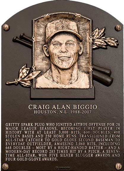 Biggio Craig Baseball Hall Of Fame