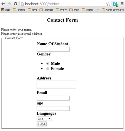 Flask Wtfw3cschool