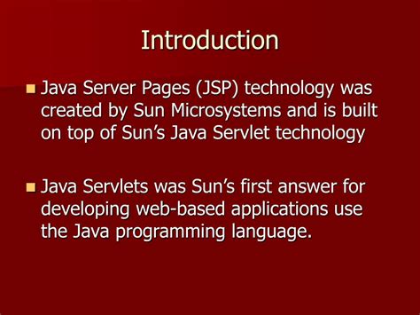 Ppt Java Server Pages Powerpoint Presentation Free Download Id5104965