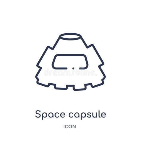 Linear Space Lander Icon From Astronomy Outline Collection Thin Line Space Lander Vector