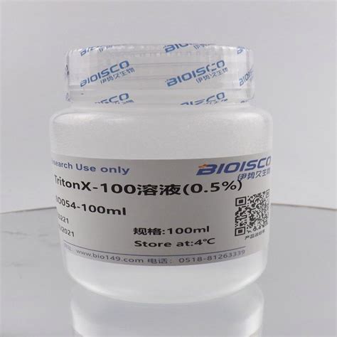 伊势久生物试剂 Tritonx 100溶液05 科研用 生化研究
